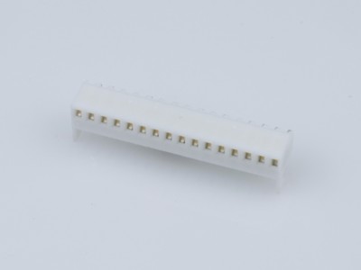 KK 254 PC Board Connector, Right-Angle, End-to-End Stackable, 0.38µm Gold (Au) Plating, 18 Circuits