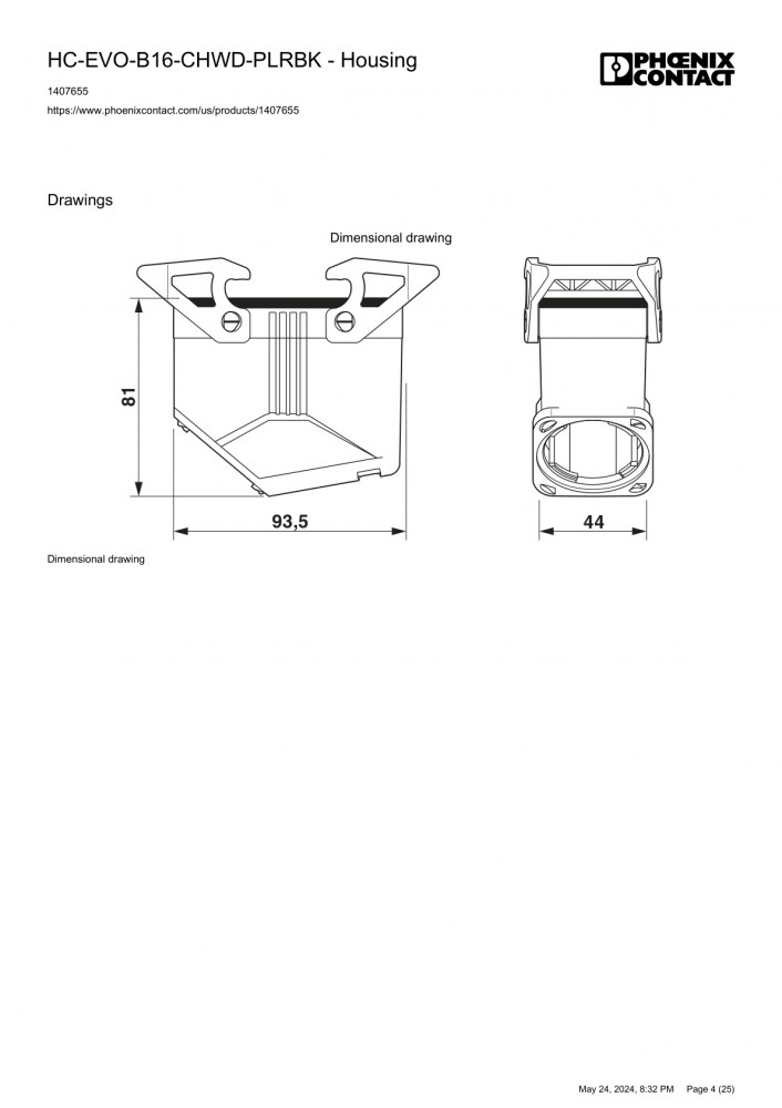 Phoenix Contact 1407655 technical document page 4
