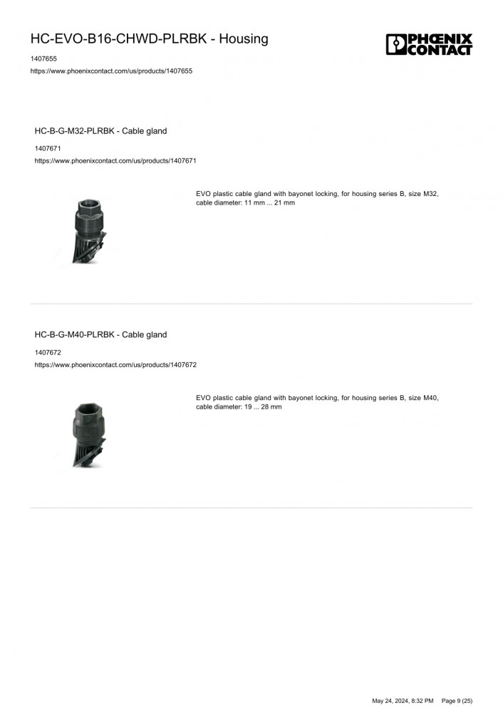 Phoenix Contact 1407655 technical document page 9