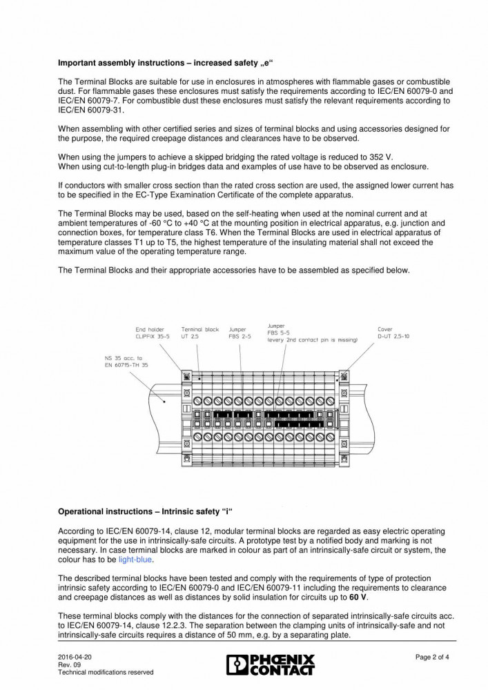 UT 2,5 3044076 technical document page 2