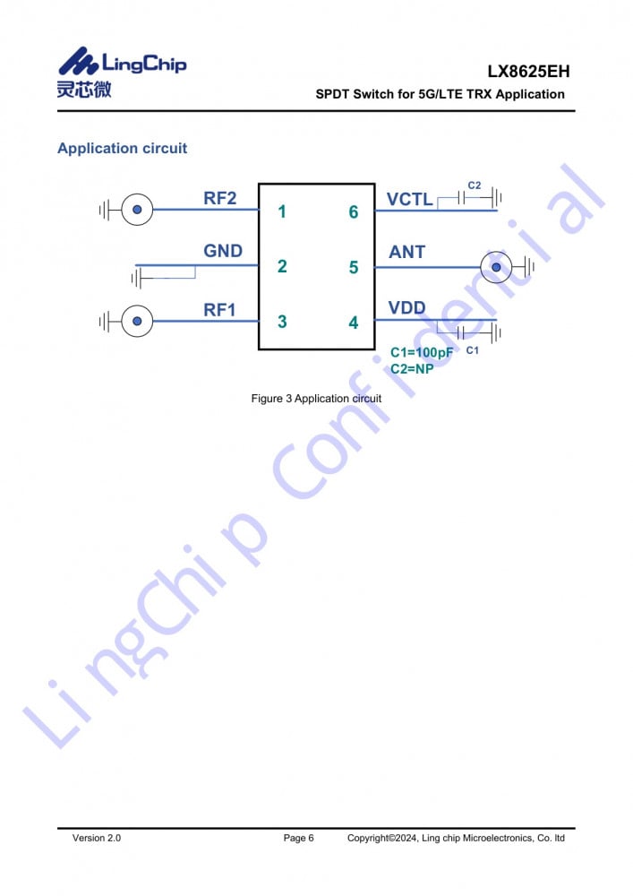 LX8625EH datasheet page 6
