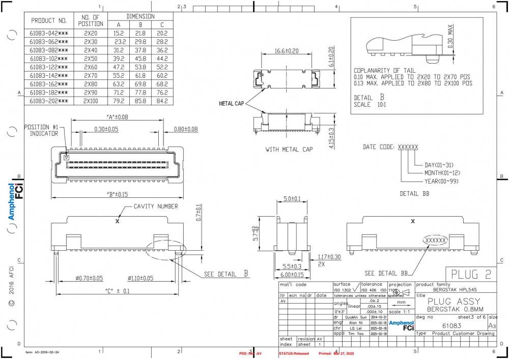 Amphenol 61083 drawing page 3