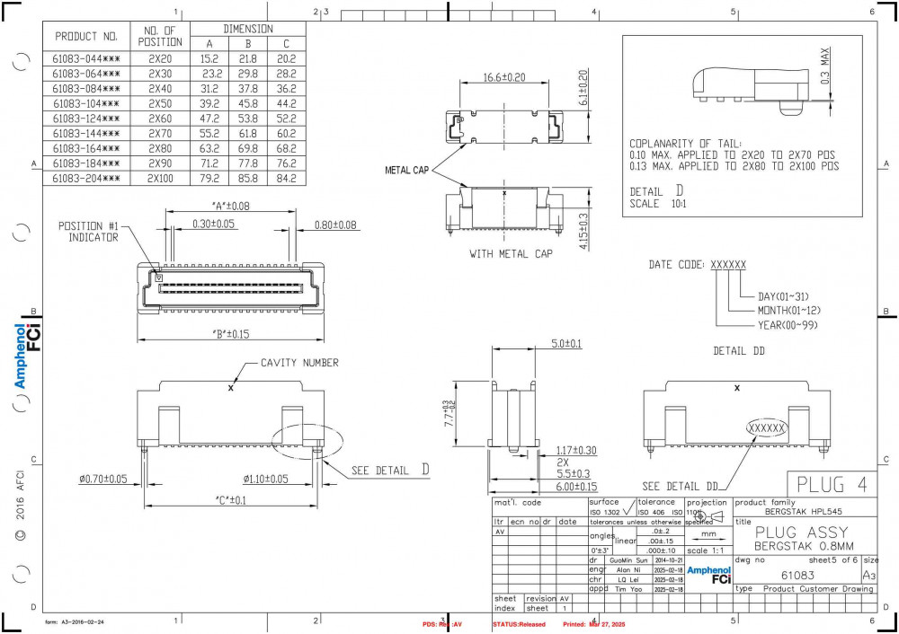 Amphenol 61083 drawing page 5