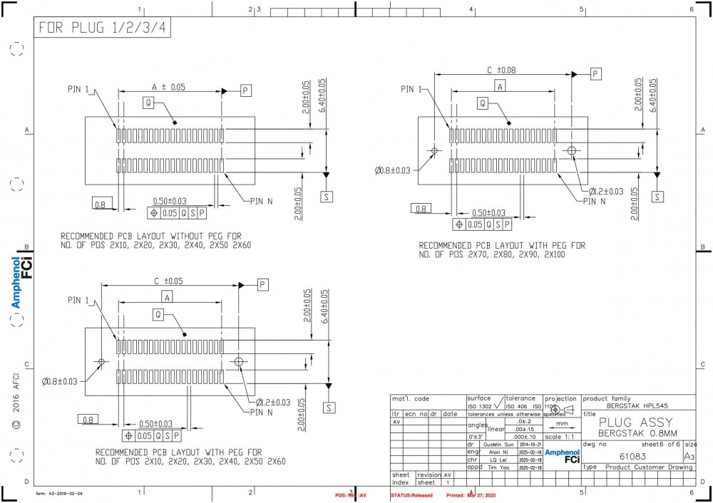 Amphenol 61083 drawing page 6