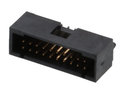 2.54mm Pitch C-Grid Header, Surface Mount, Dual Row, Vertical, Shrouded, 64 Circuits, 0.38µm Gold (Au) Selective Plating, with Press-fit Plastic Pegs