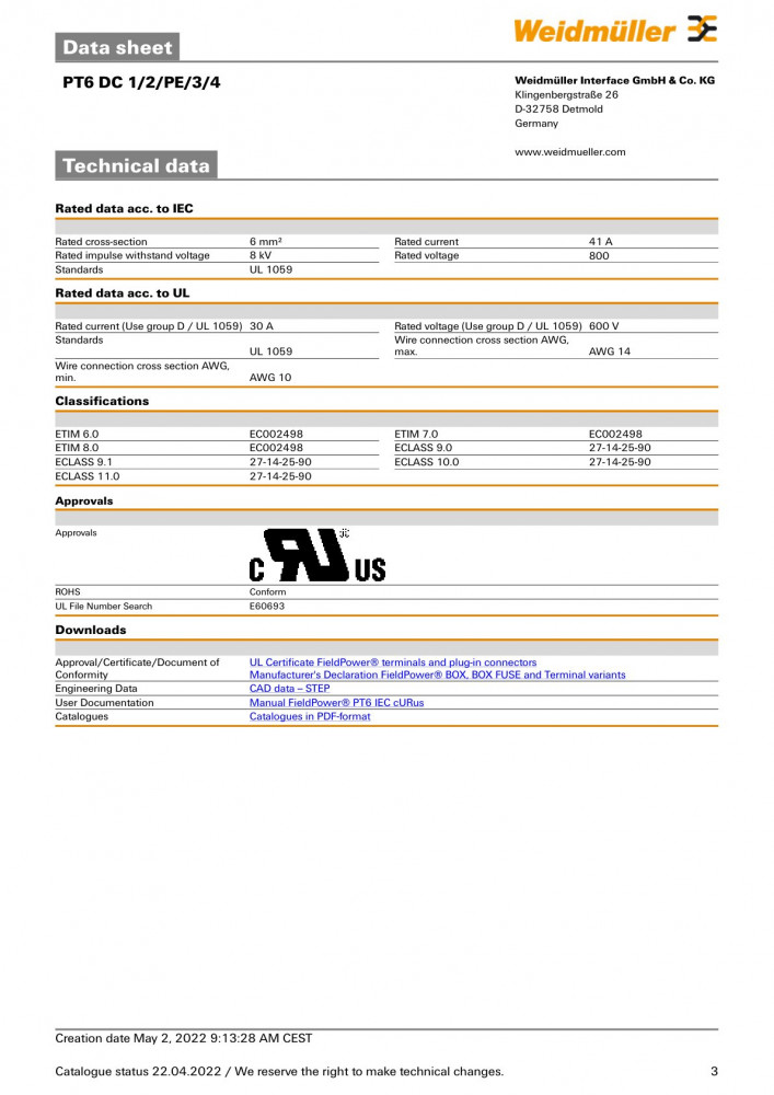 WEIDMULLER 1534930000 document page 3