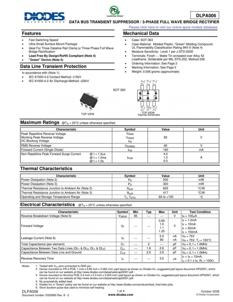 DLPA006-7 datasheet page 1