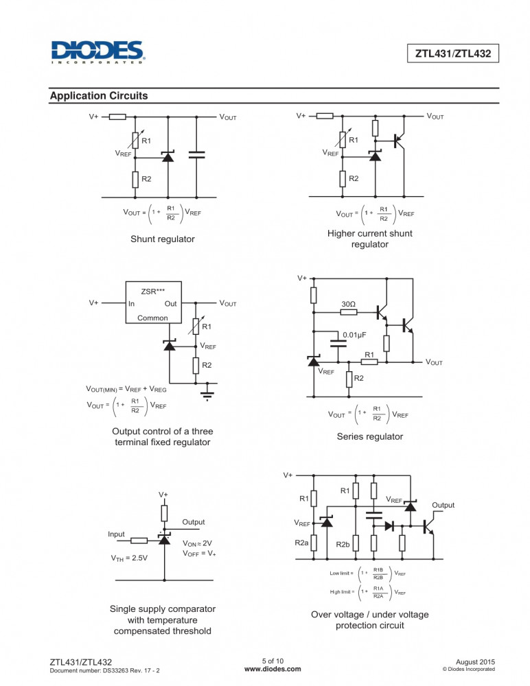 ZTL431BE5TA datasheet page 5