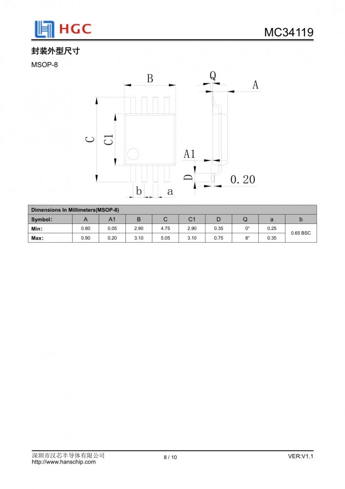 MC34119DRG datasheet page 8