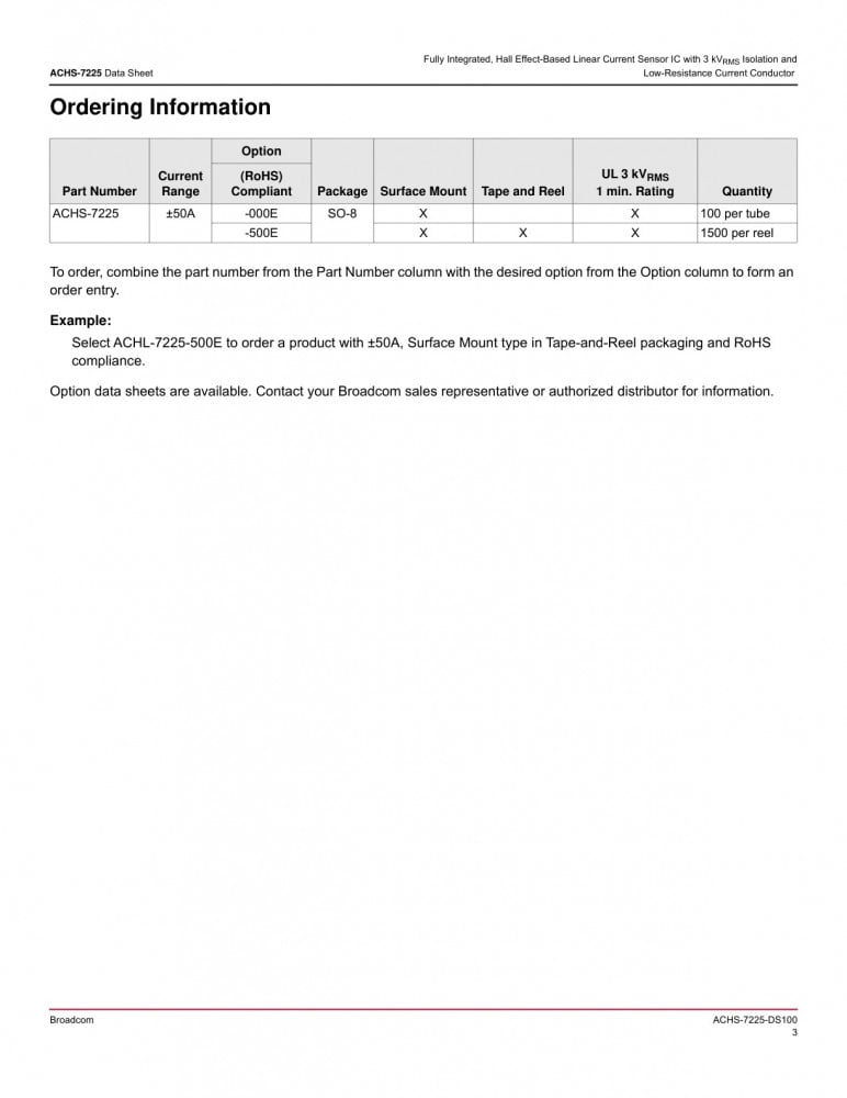 ACHS-7225 datasheet page 3