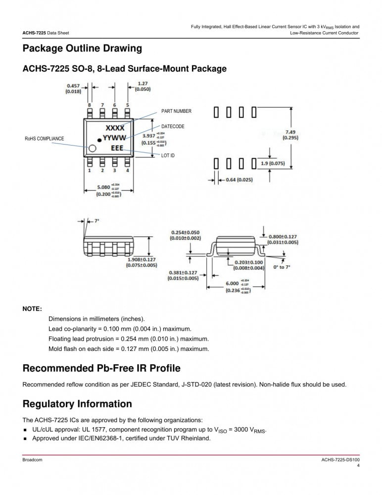 ACHS-7225 datasheet page 4