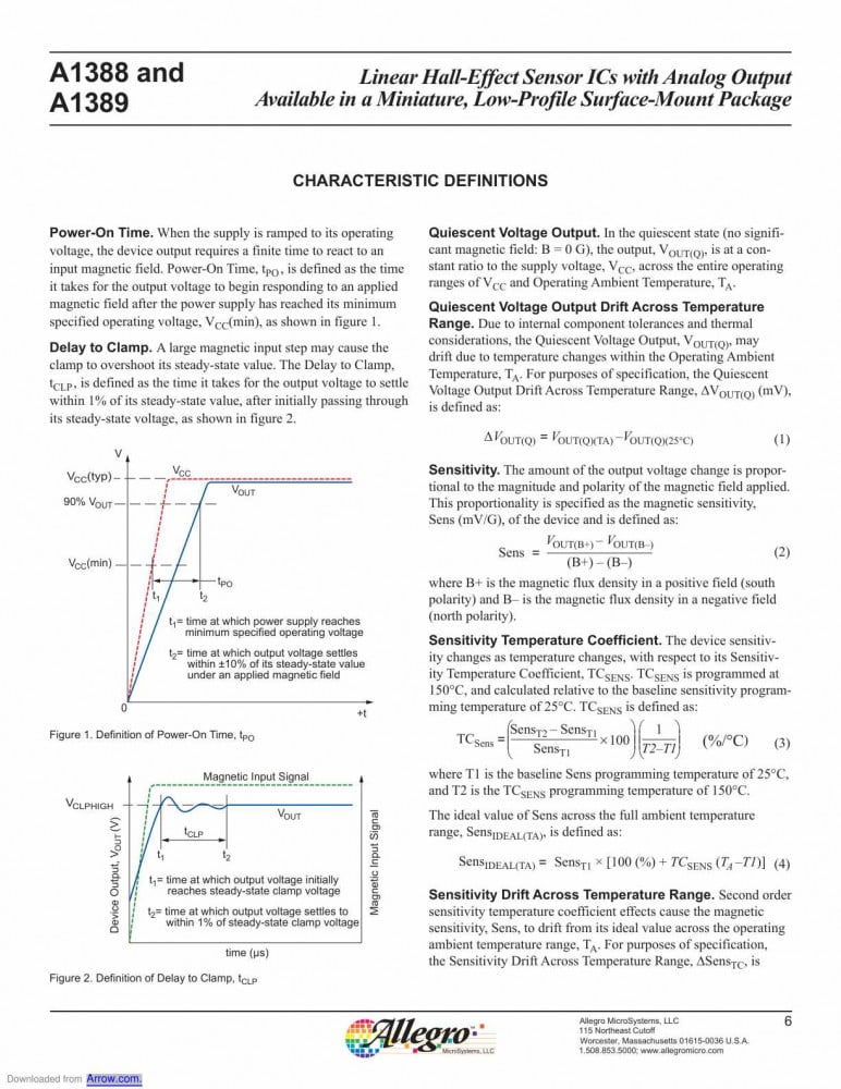 A1389 datasheet page 6