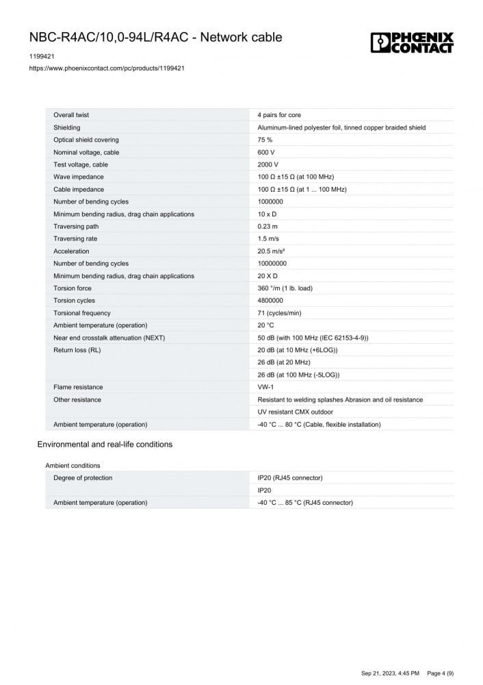 Phoenix Contact 1199421 document page 4