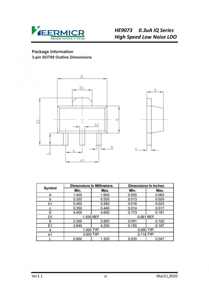 HE9073 datasheet page 10