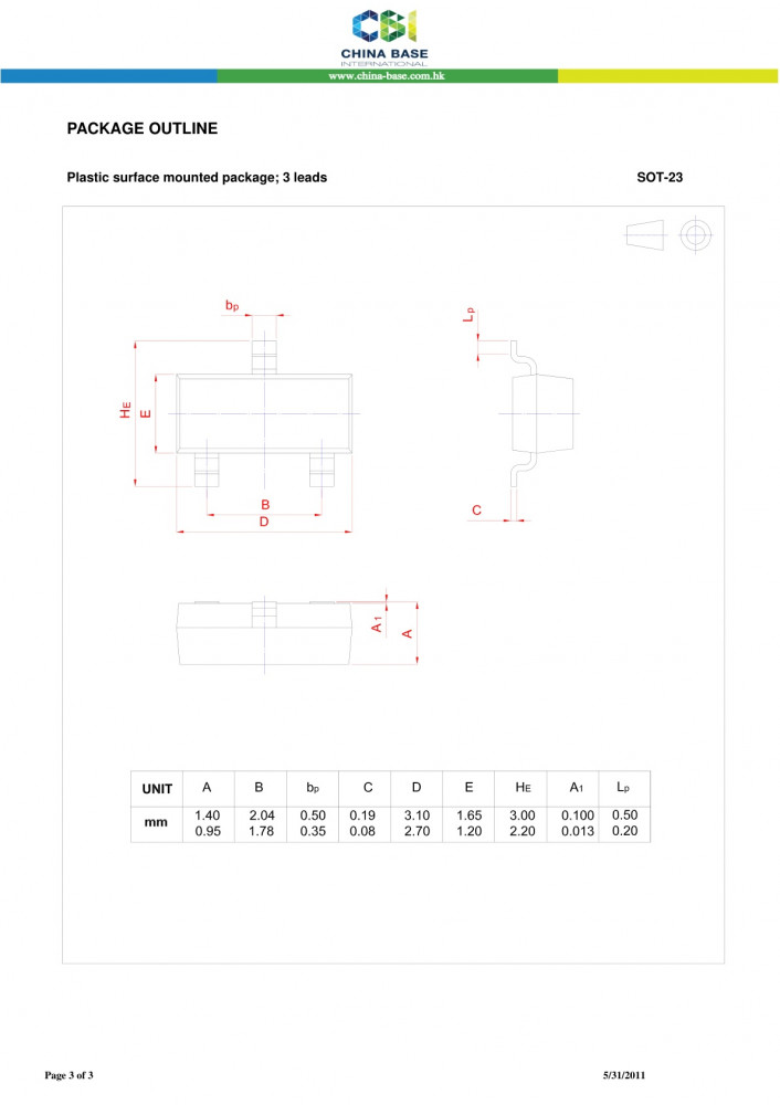 CBI C945 datasheet page 3