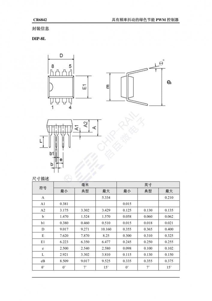 CR6842 datasheet page 7