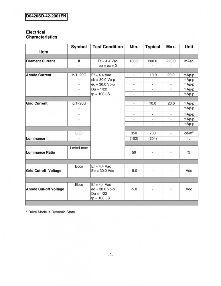 D0420SD-42-2001FN datasheet page 3