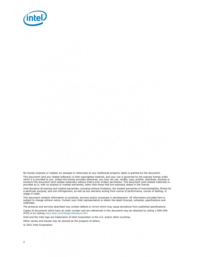 Intel I210 datasheet page 2