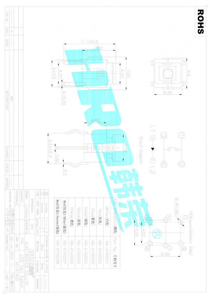 K6-6140D05 technical document