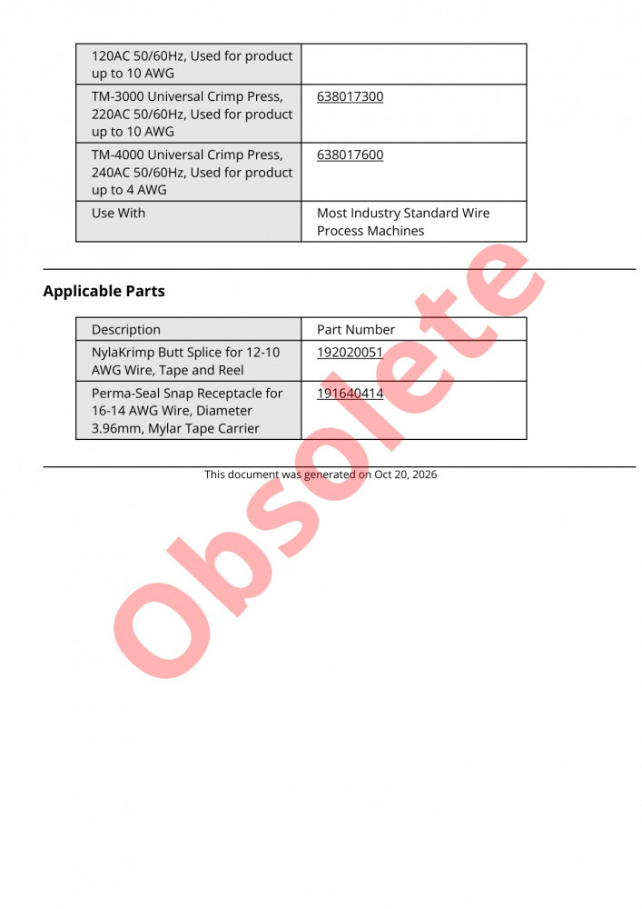 Technical document page 3 for product 192310583