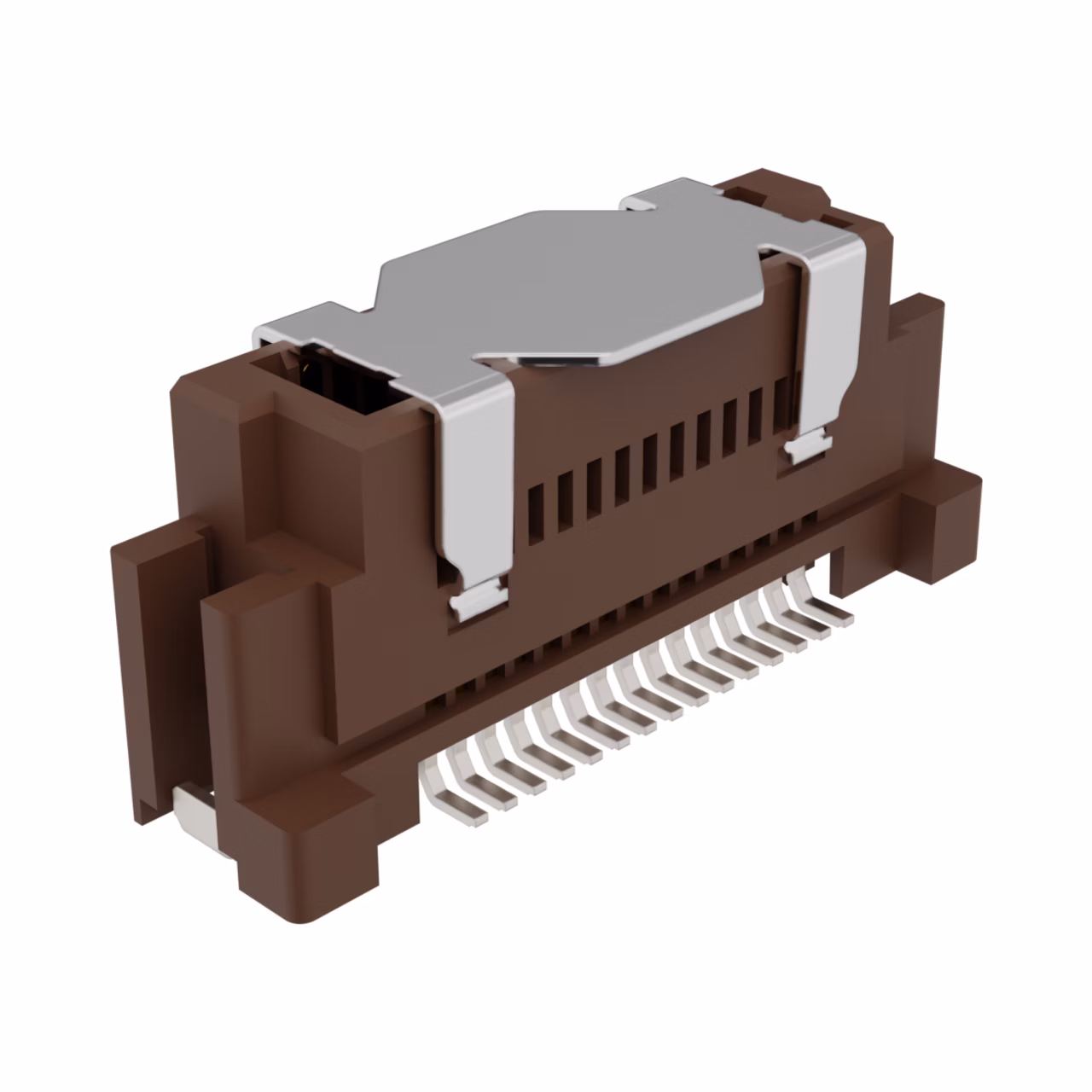 SlimStack Board-to-Board Connector, 0.635mm Pitch, 0.635 Series, Plug, 8.00 or 14.00mm Mated Height, 6.40mm Mated Width, 30 Circuits for sale