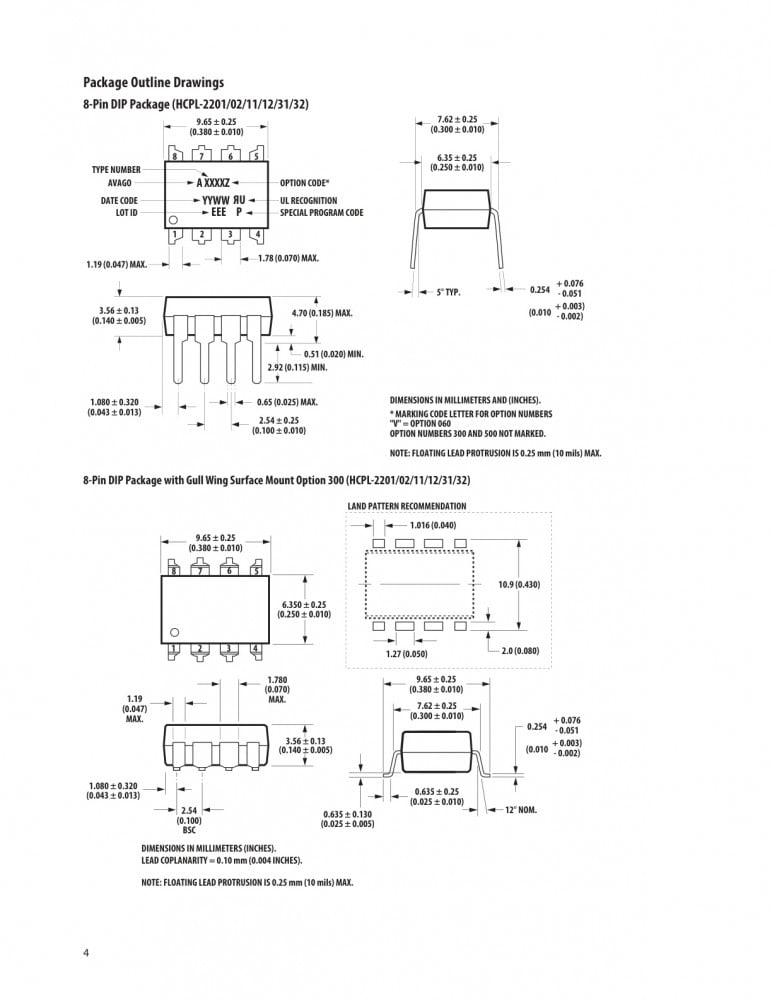 HCPL-0211 datasheet page 4