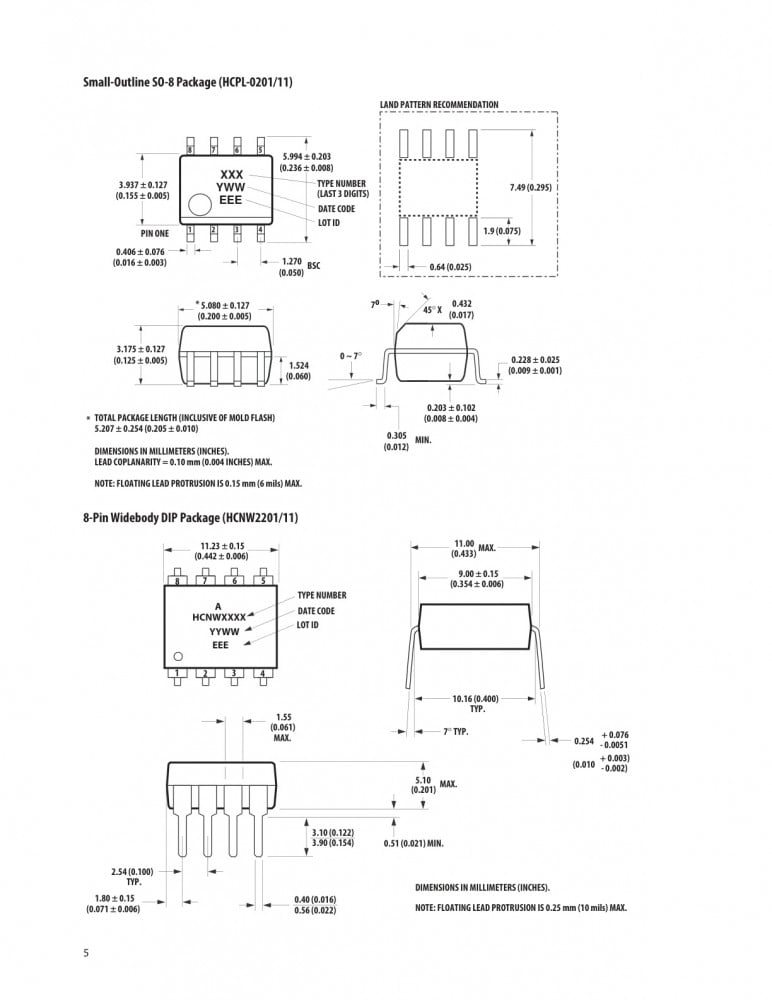 HCPL-0211 datasheet page 5