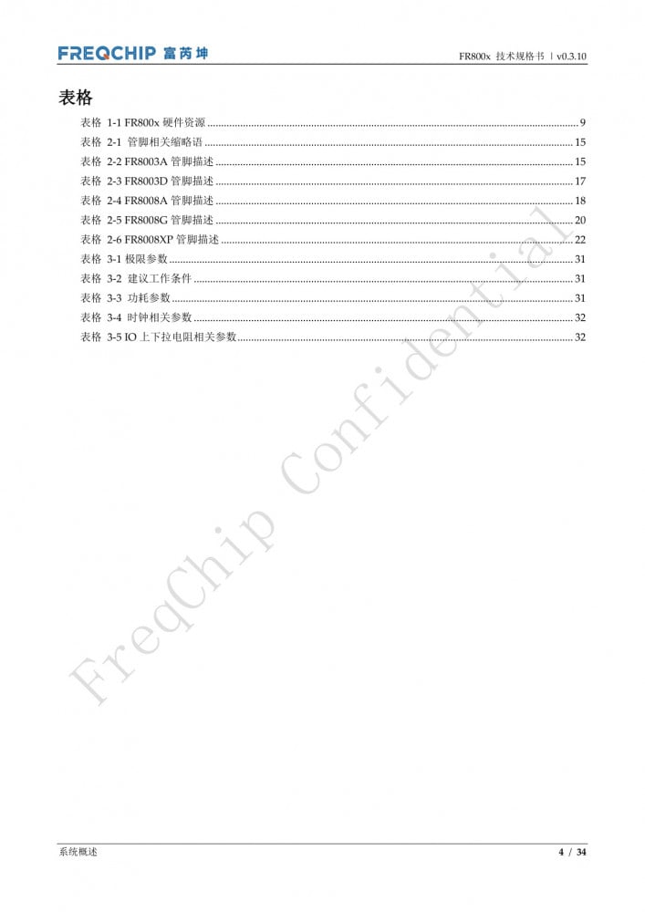 FR800x datasheet page 4