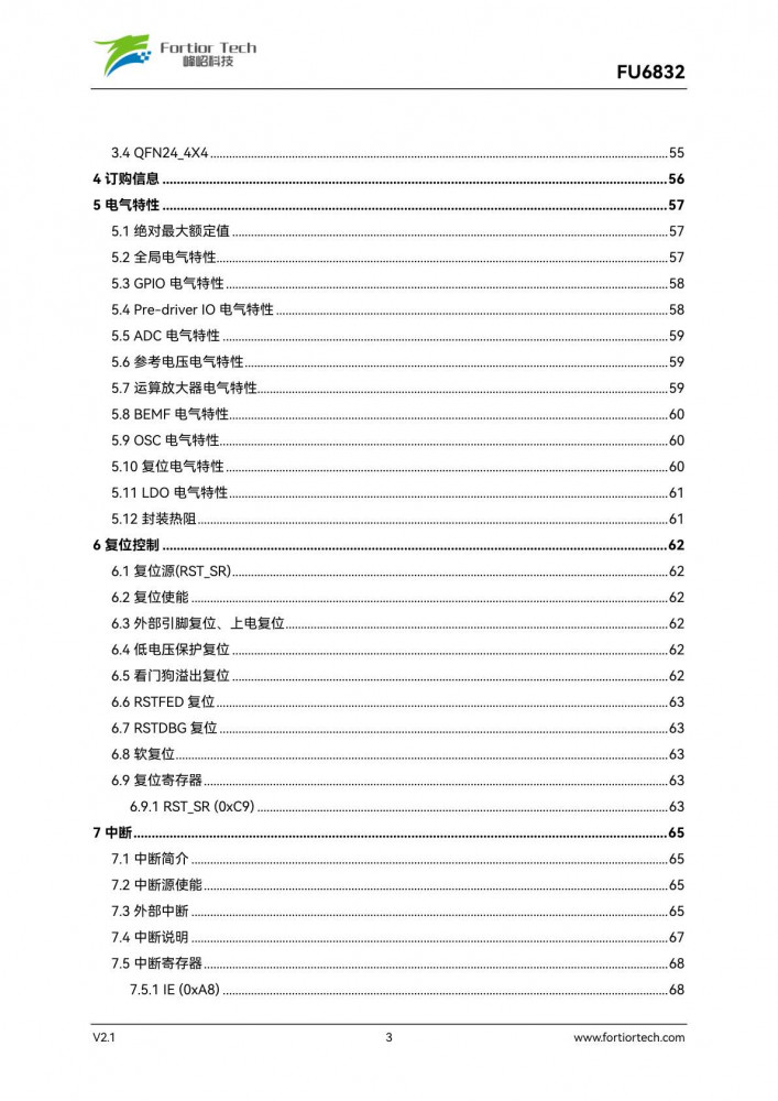 FU6832L datasheet page 3