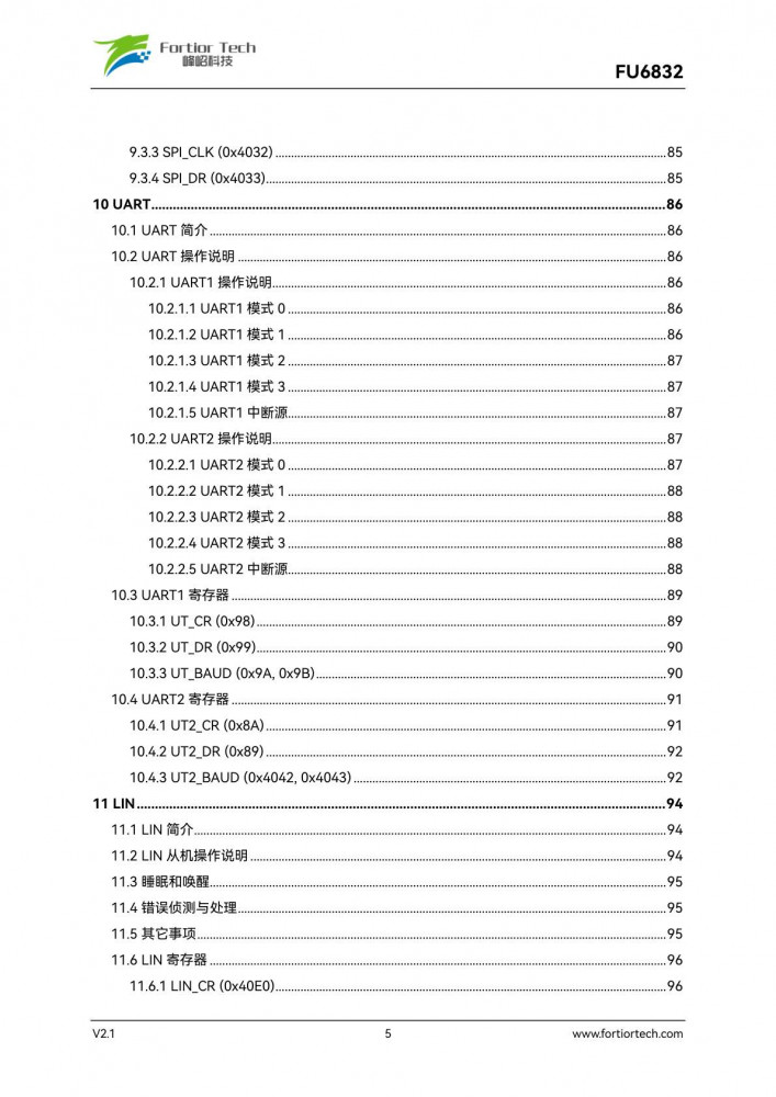 FU6832L datasheet page 5