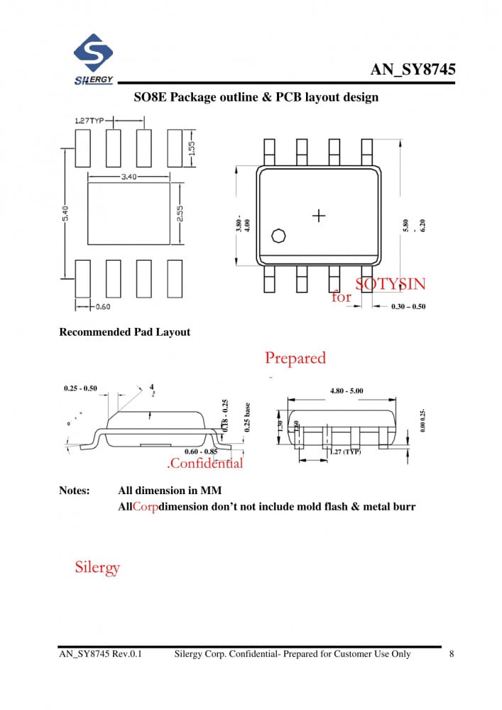 SY8745FCC datasheet page 8