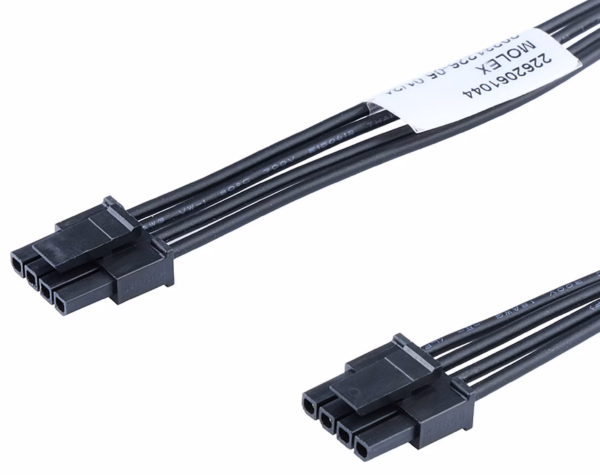 Mini-SPOX-to-Mini-SPOX Off-the-Shelf (OTS) Cable Assembly, 2.50mm Pitch, Single Row, 600.00mm Length, Tin (Sn) Plating, 4 Circuits, Natural