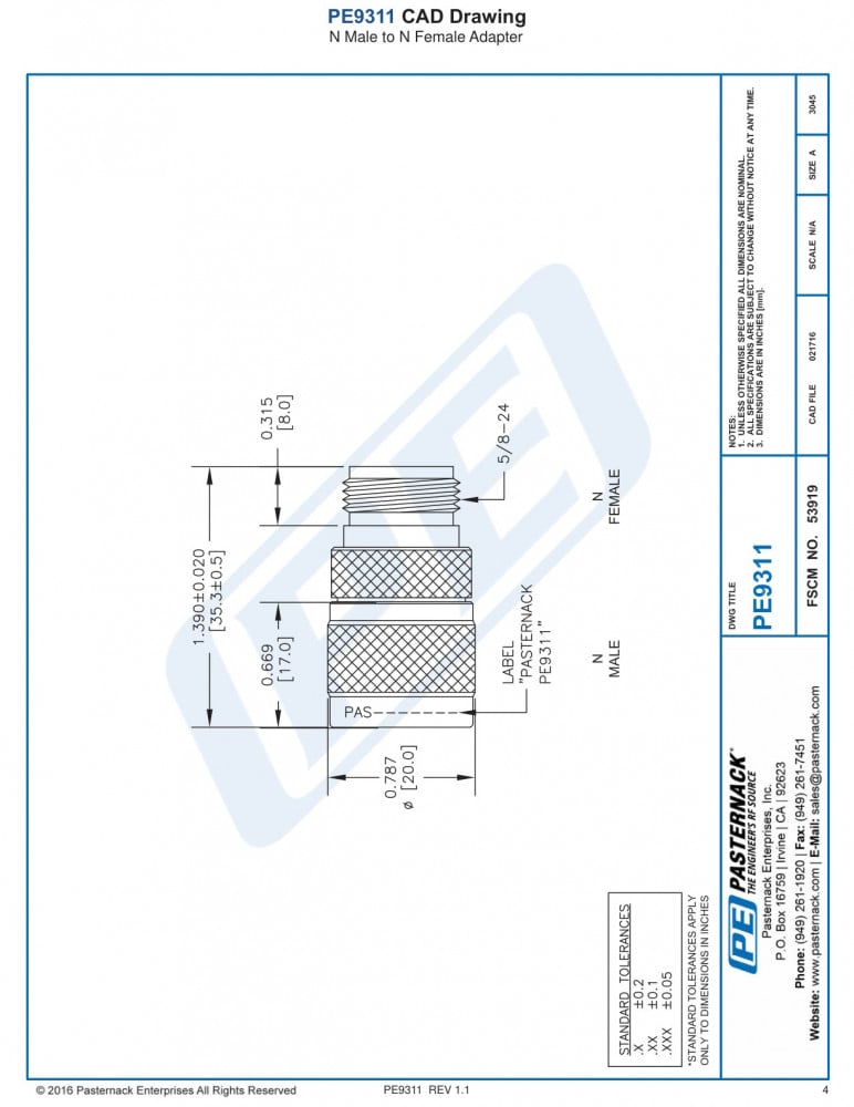 PE9311 technical document page 4
