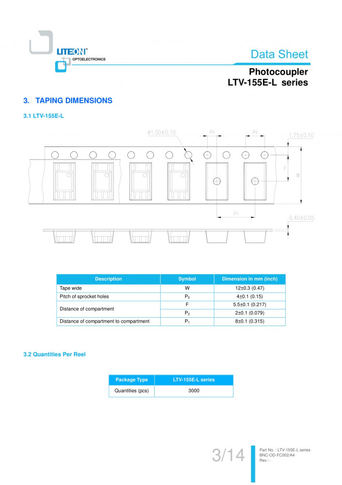 LTV-155E-L datasheet page 3