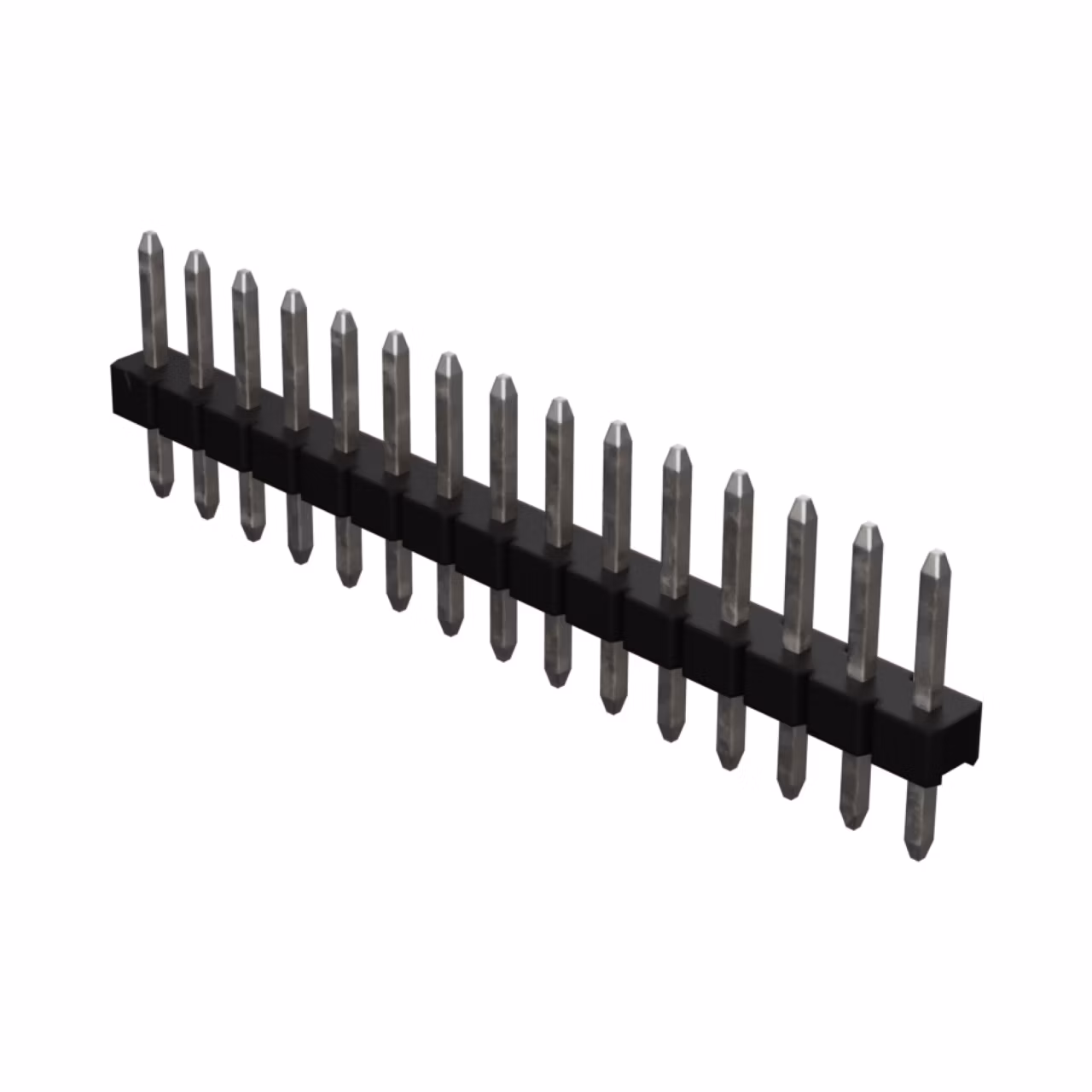 2.00mm Pitch Milli-Grid Header, Vertical, Through Hole, Breakaway, 15 Circuits, 2.50µm Tin (Sn) Plating, Mating Pin Length 4.00mm, Tail Length 2.70mm, Lead-Free for sale