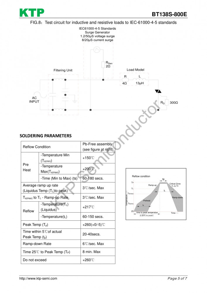 BT138S-800E datasheet page 5