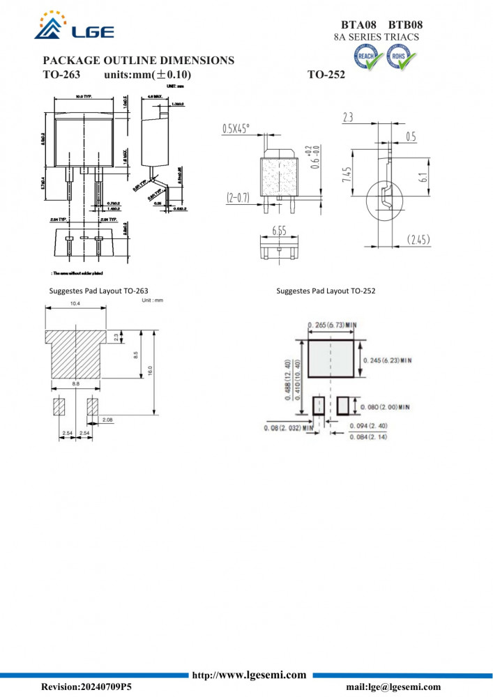 BTA08-600C-LGE datasheet page 5