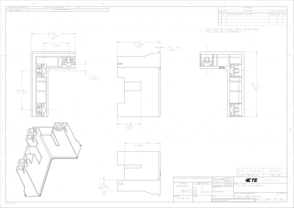 TE Connectivity 1969759-1 technical drawing preview