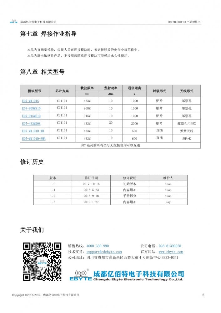 E07-M1101D-TH datasheet page 7