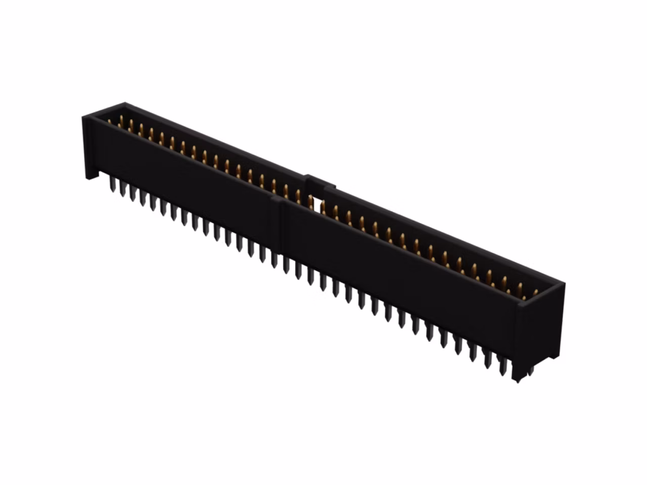 C-Grid III PCB Header, 2.54mm Pitch, Through Hole, Dual Row, Vertical, Shrouded, 2.90mm Tail Length, 68 Circuits, 0.38µm Gold (Au) Plating for sale