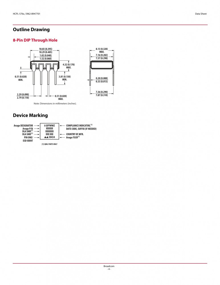 5962-8947702KYC datasheet page 4