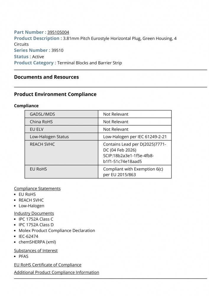 Product documentation image, page 1