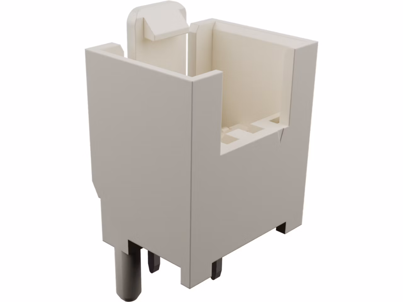 Appli-Mate RAST 2.5 Header, Vertical, 3 Circuits, Tin (Sn) Plating, Glow-Wire Capable, Positioning Keys A and D Blocked, with Latch, Natural for sale