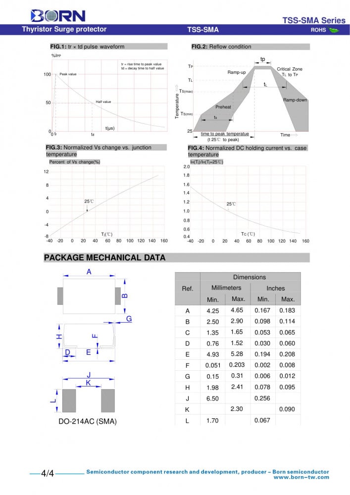 BORN BEP0080TB datasheet page 4