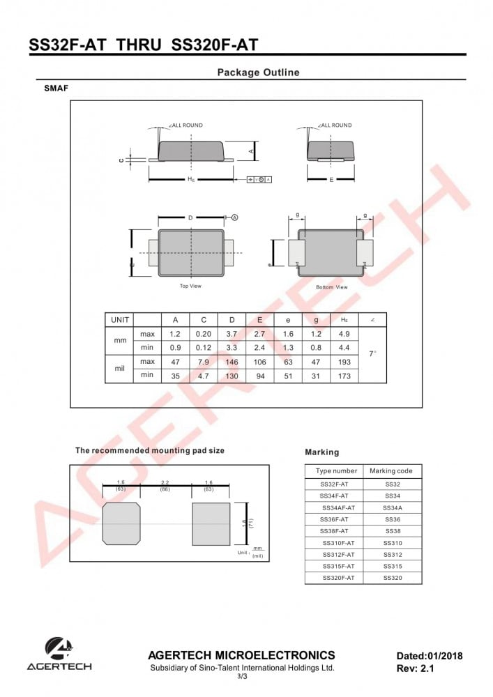 SS36F-AT datasheet page 3