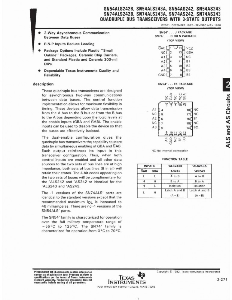 74AS242N datasheet page 3