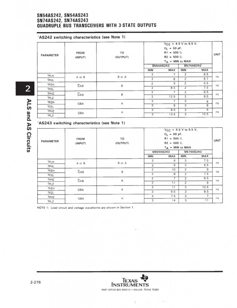 74AS242N datasheet page 8