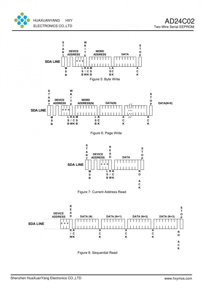 AD24C02 datasheet page 8