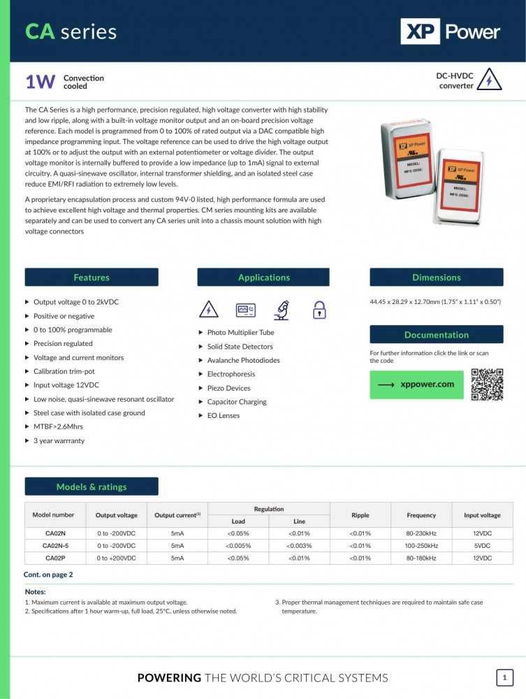 Technical document page 1