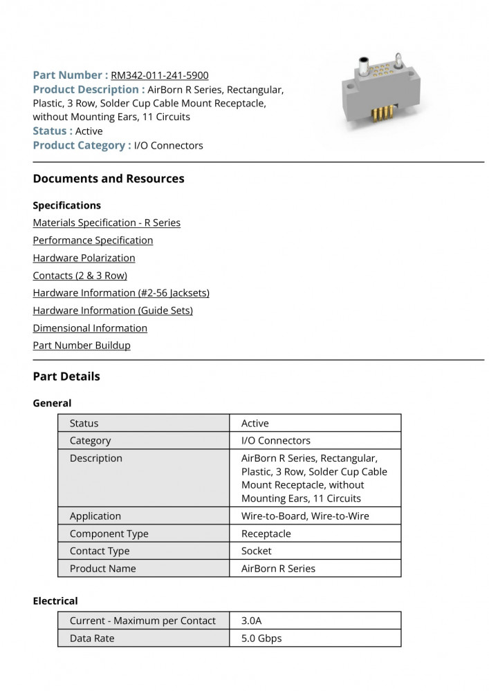 RM342-011-241-5900 technical document page 1